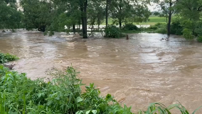 Flooding video from Oxford, Chester County - 6abc Philadelphia