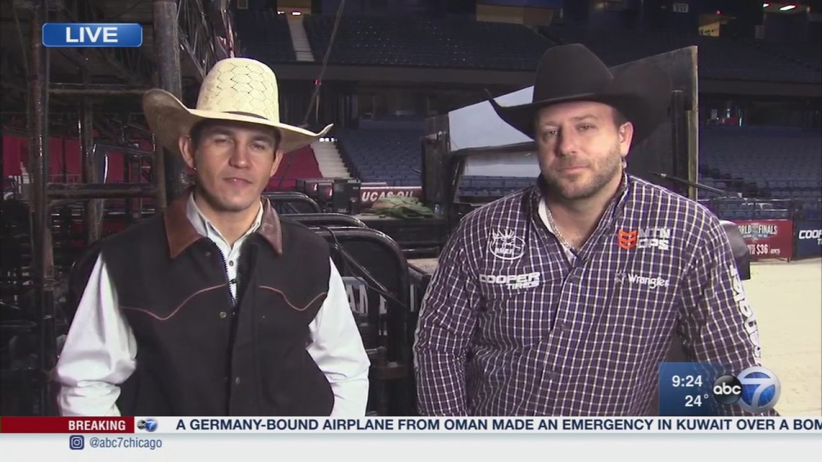 Bull riding at Allstate Arena - ABC7 Chicago