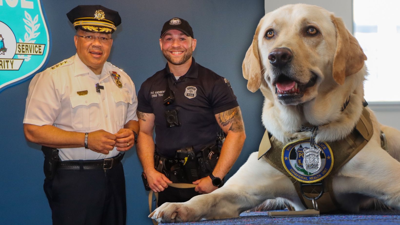 The Philadelphia Police Department honors their first 'Crisis-Canine ...