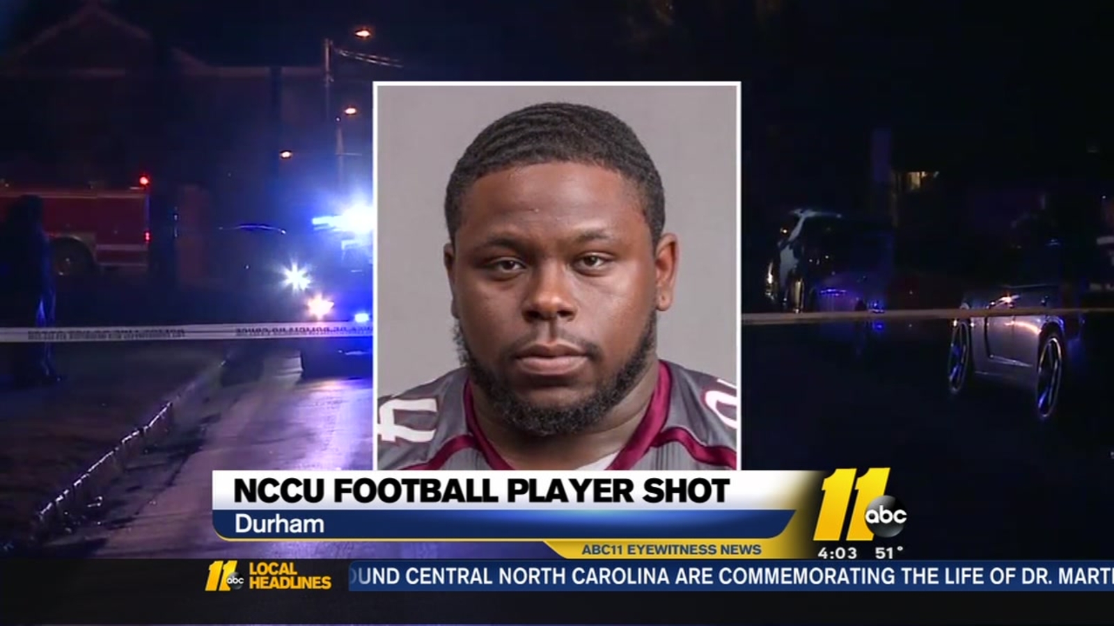 NC Central football player shot in home near school's campus in Durham ...