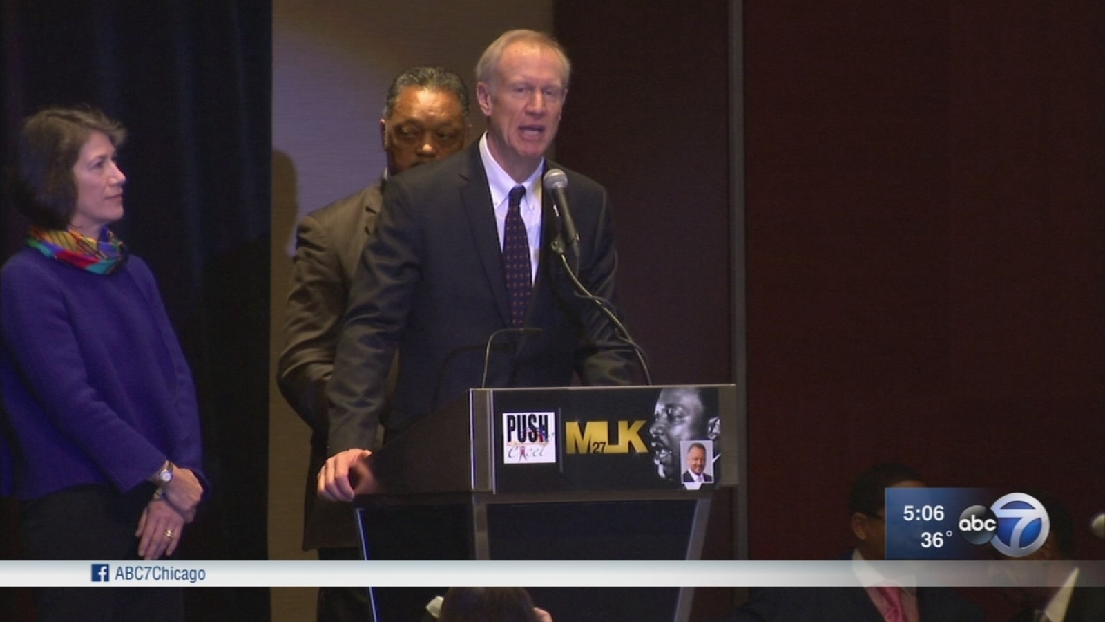 Gov. Rauner, possible 2018 opponents attend MLK breakfast - ABC7 Chicago