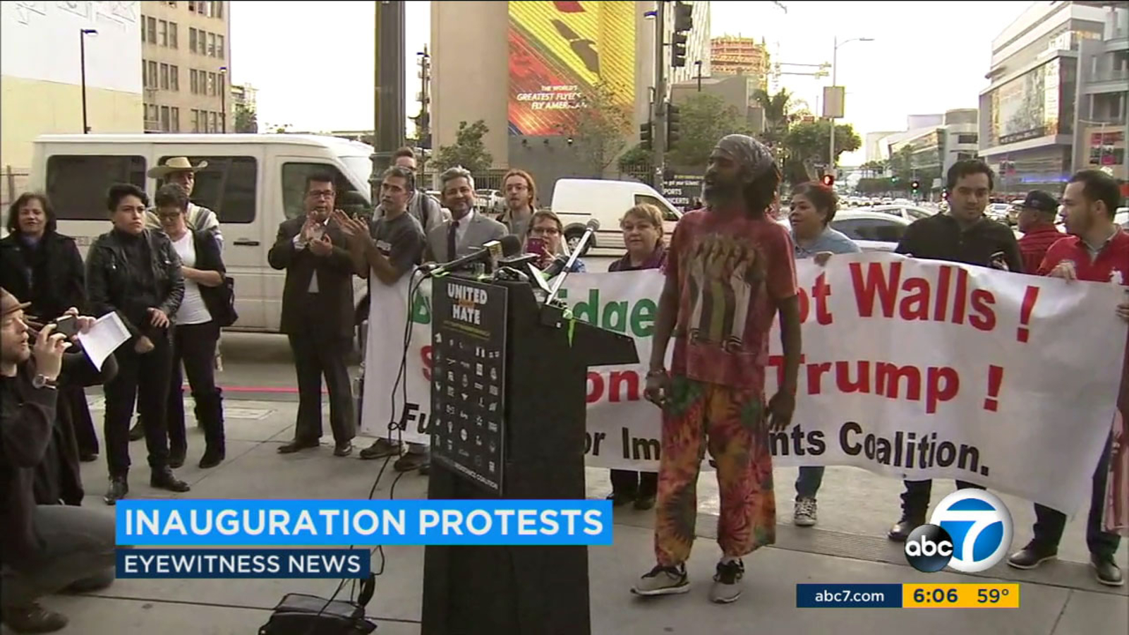 Massive protest in LA planned for Trump's inauguration day - ABC7 Los ...