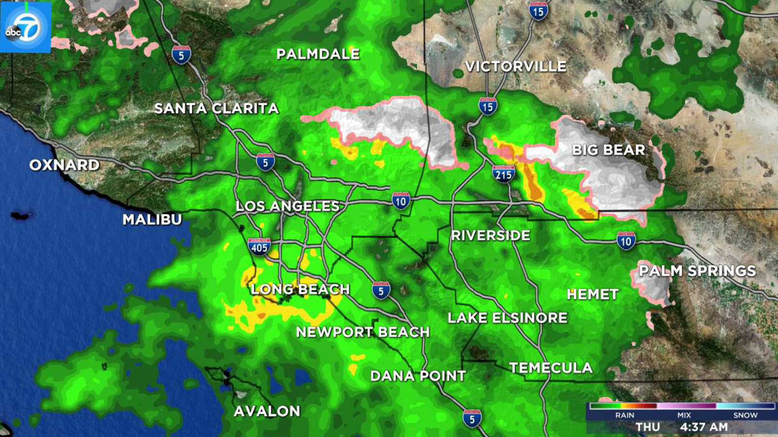 Latest weather with Dallas Raines - ABC7 Los Angeles
