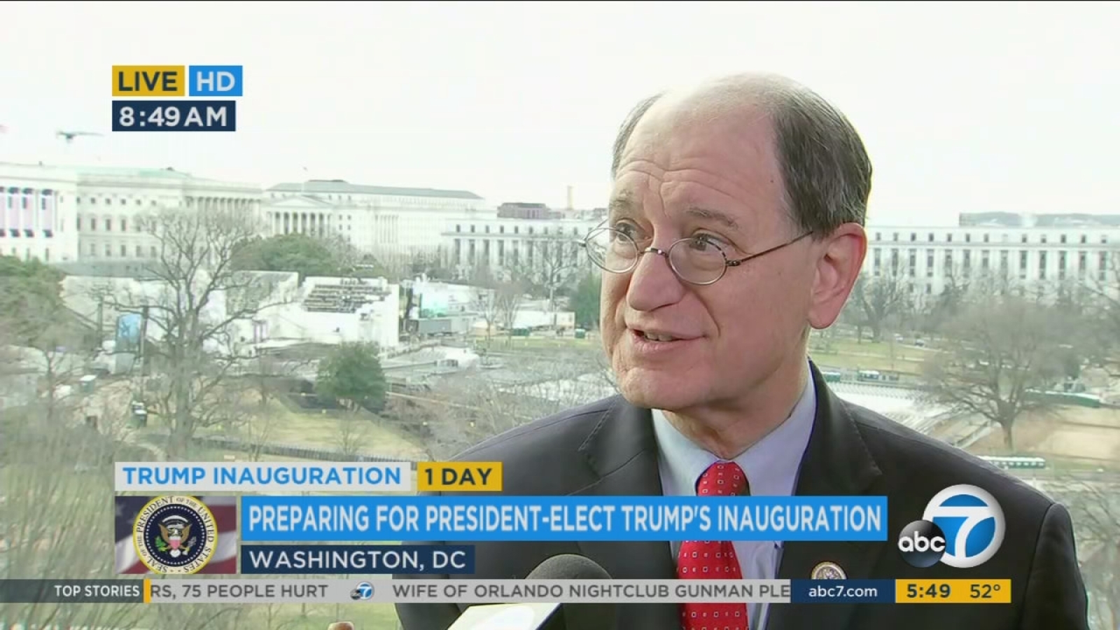 Rep. Sherman attending inauguration to 'respect' process - ABC7 Los Angeles