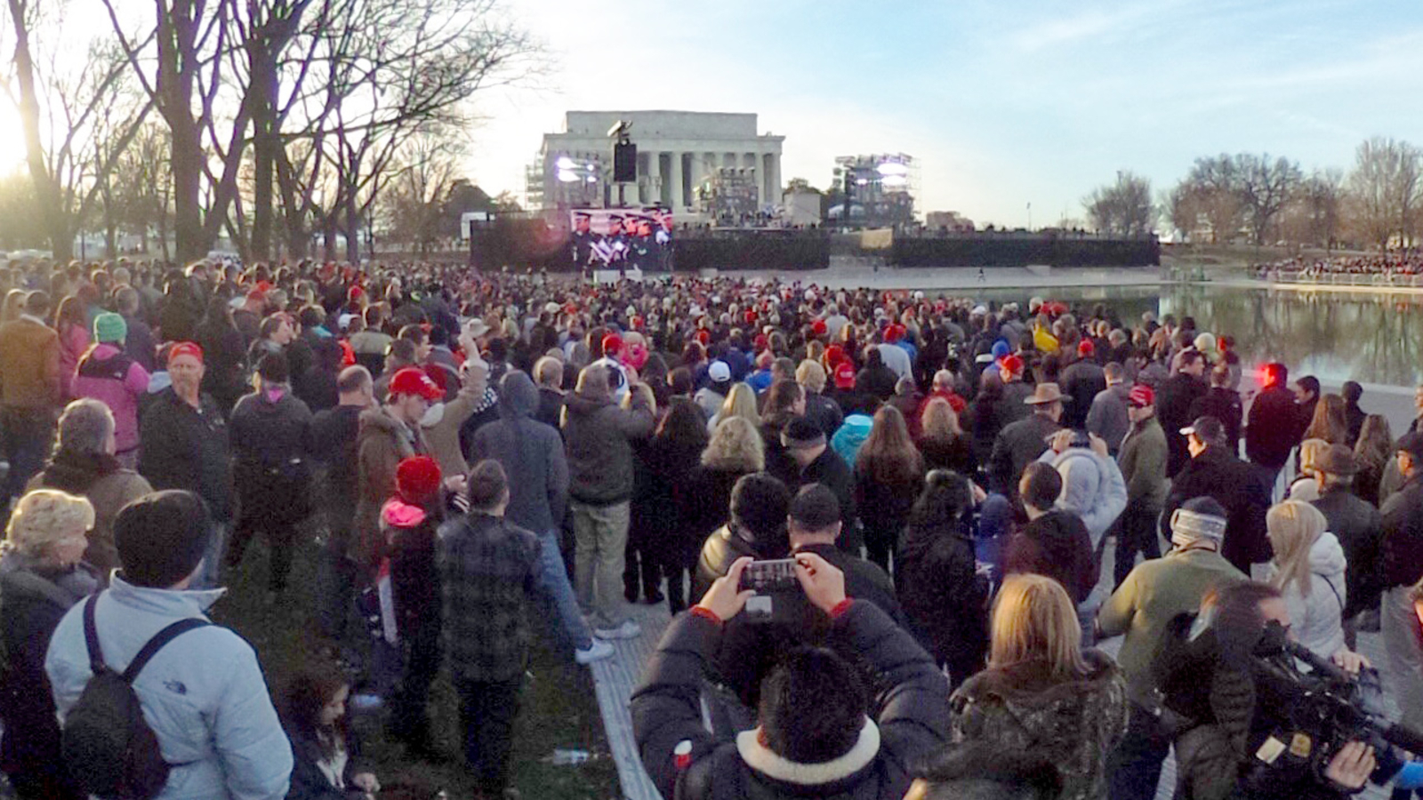 360 view: 'Make America Great Again' welcome concert for Donald Trump ...