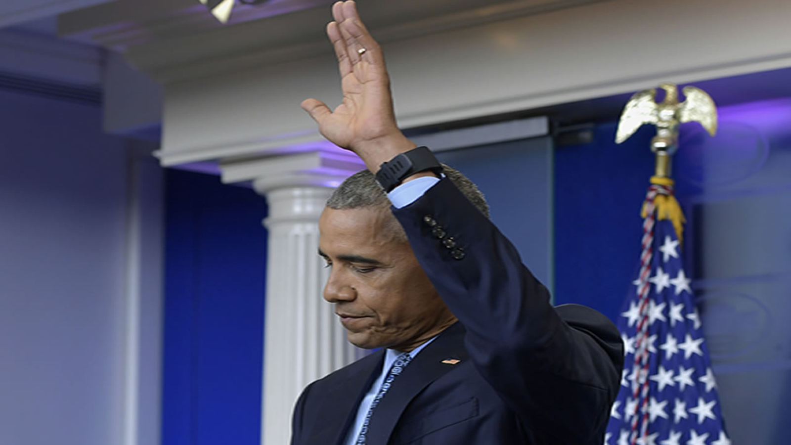 A look at President Barack Obama's final full day as Commander in Chief ...