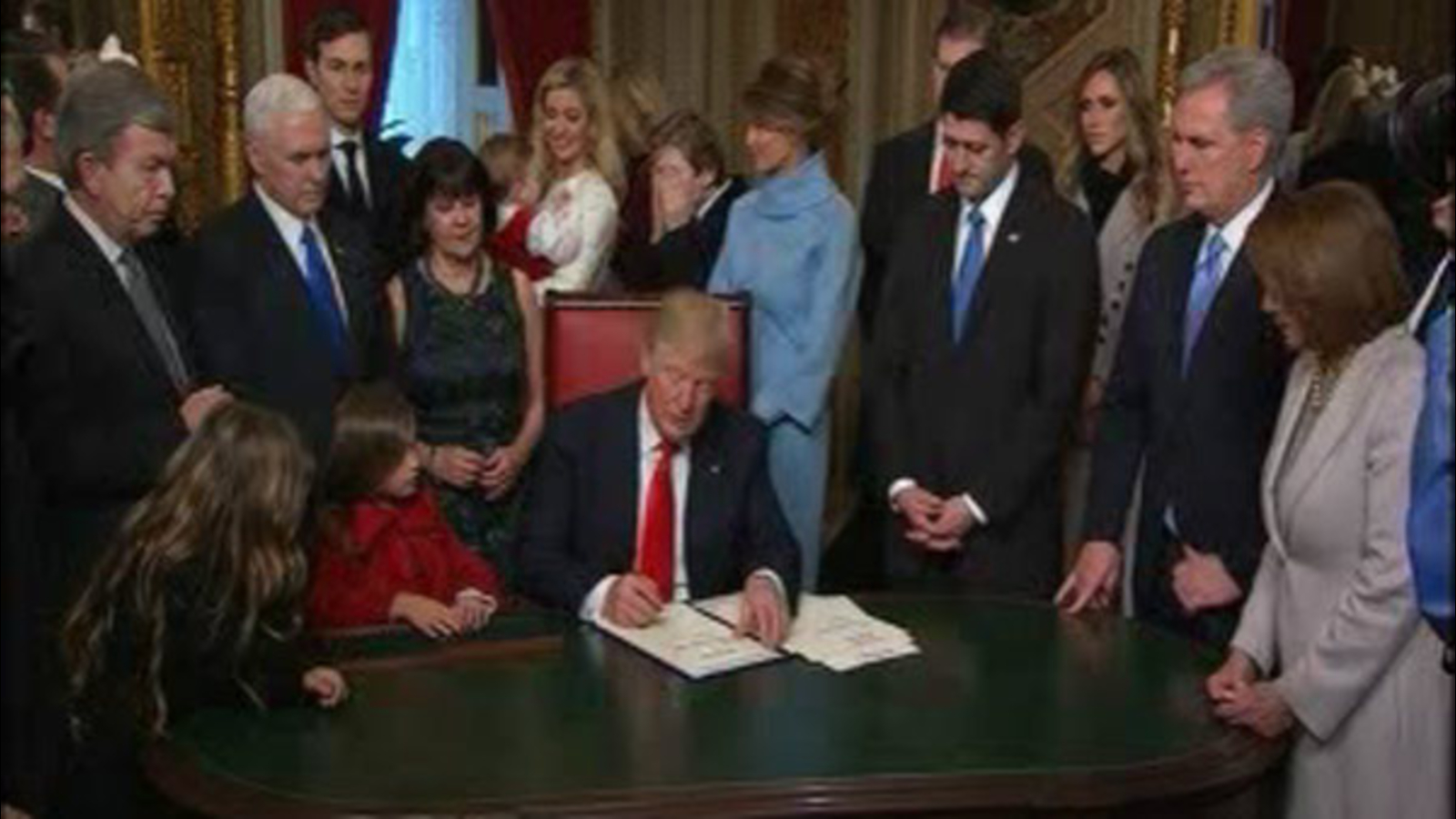 VIDEO: Barron Trump plays peek-a-boo with 10-month-old nephew - 6abc ...