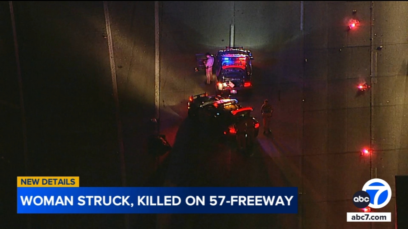 San Dimas crash: Woman fleeing deputies struck, killed on 57 Freeway ...