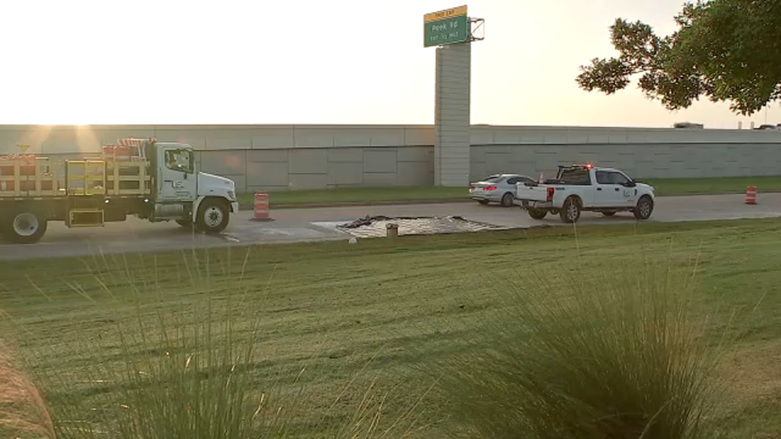 Repairs made after SH 99/Grand Parkway feeder road buckles between Bella Terra Parkway and ...