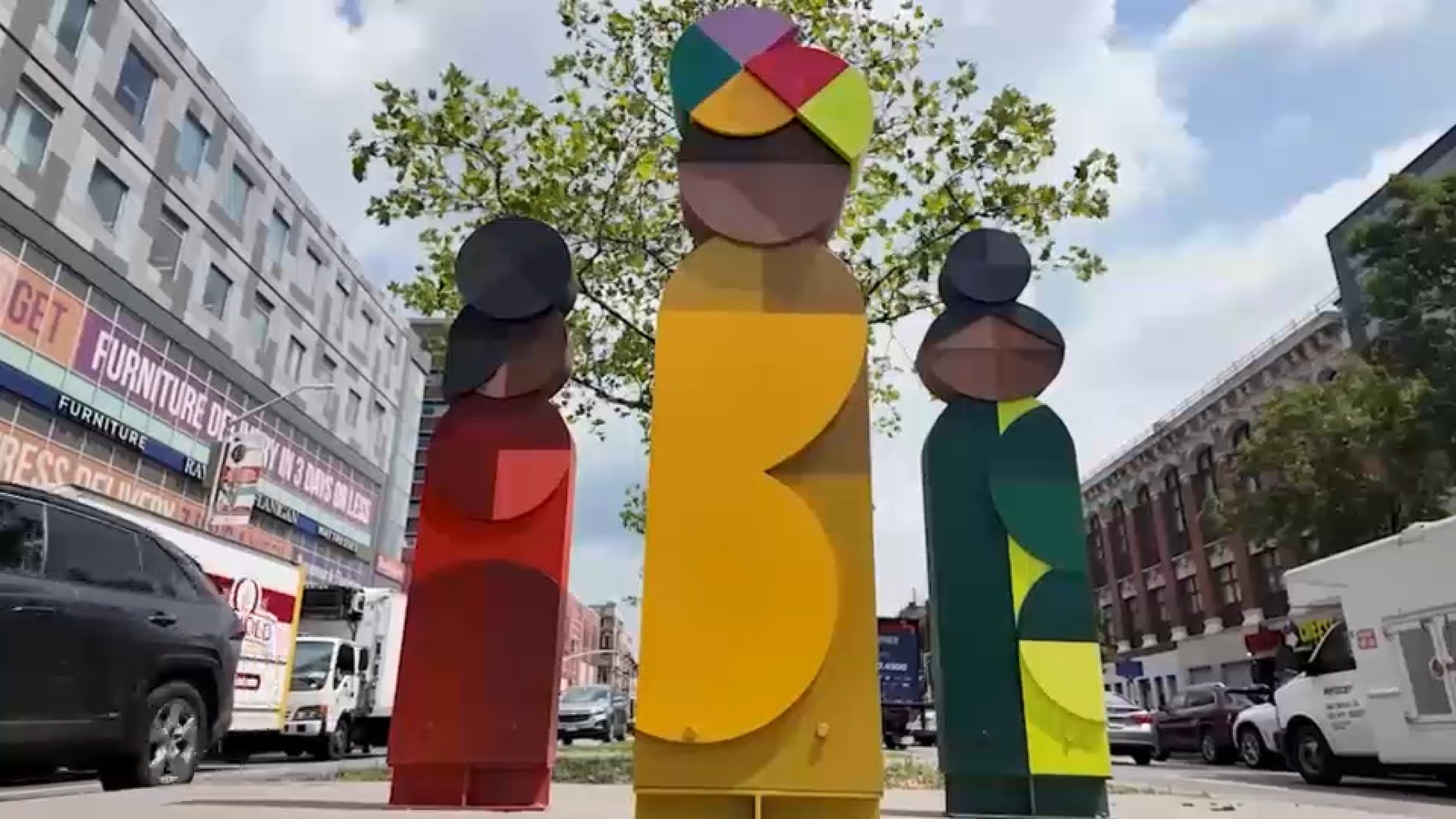 Aunties sculpture collection in Harlem, NYC celebrates women of the ...
