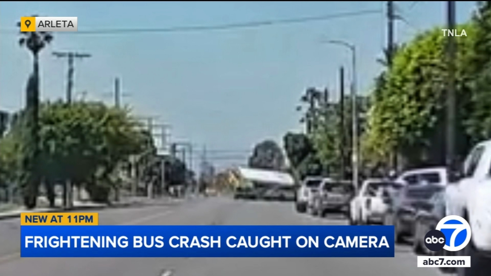 As many as 7 injured after crash involving school bus in Arleta, Los ...