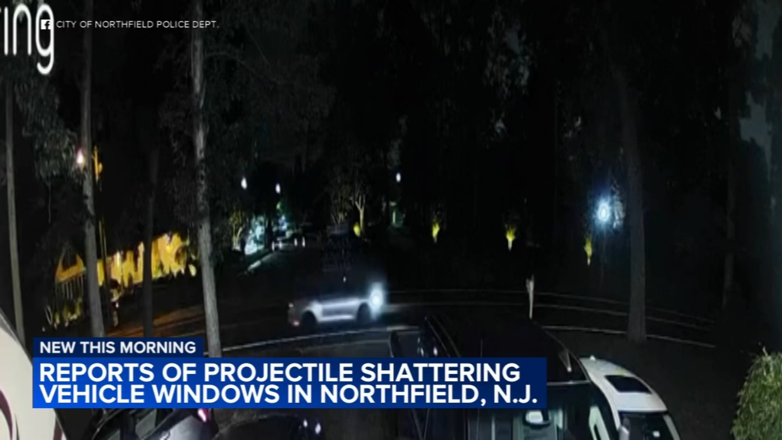 Police trying to identify car after reports of projectile shattering ...