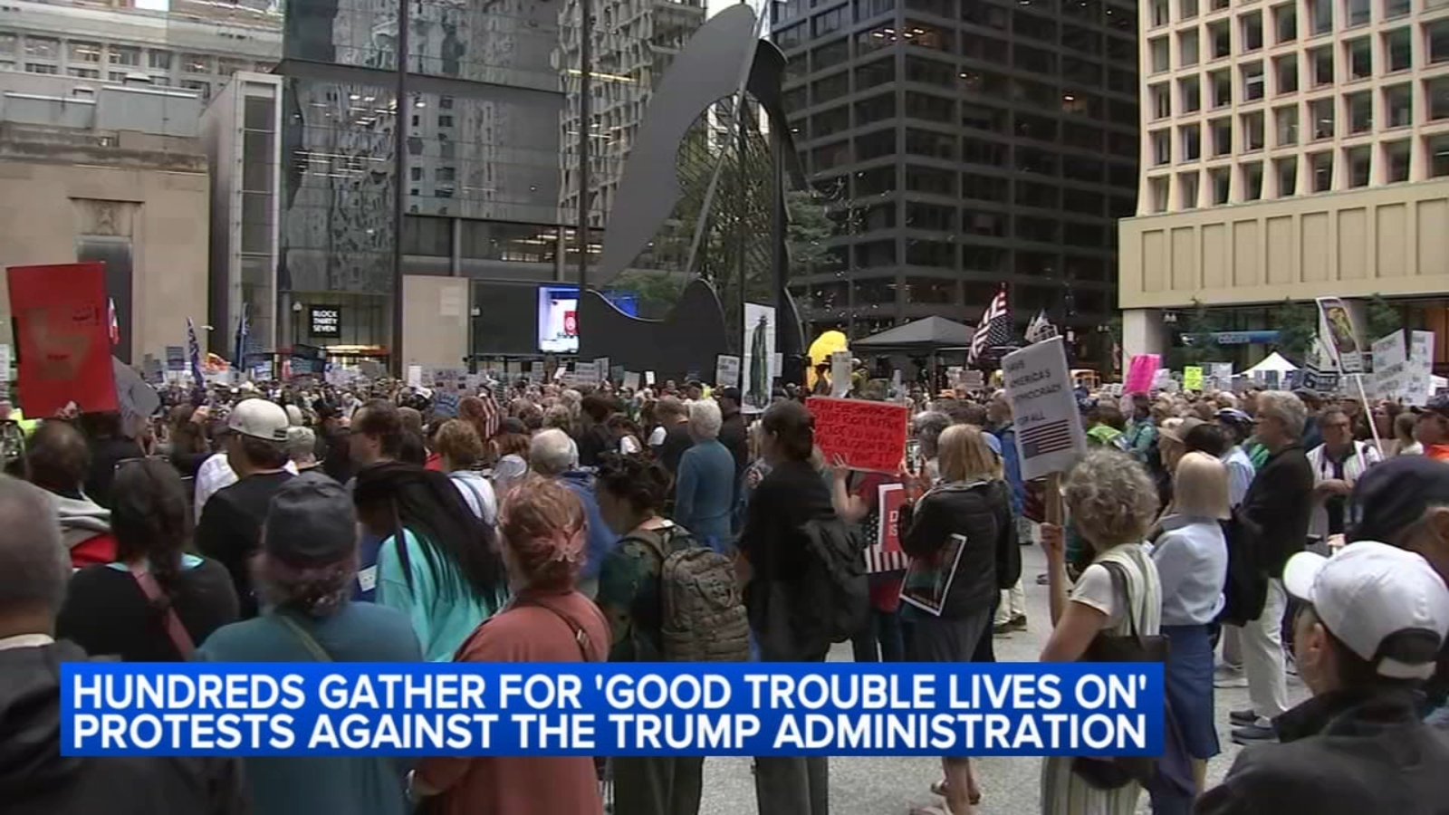 Protests held in Chicago area for John Lewis 'Good Trouble Lives On ...