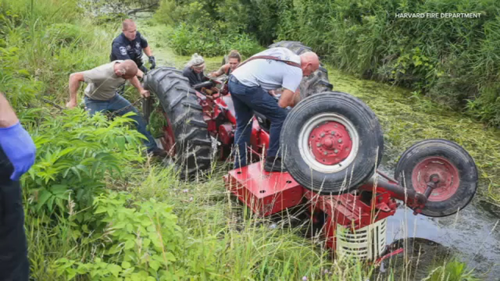 Elderly man critically injured, trapped for hours under overturned ...