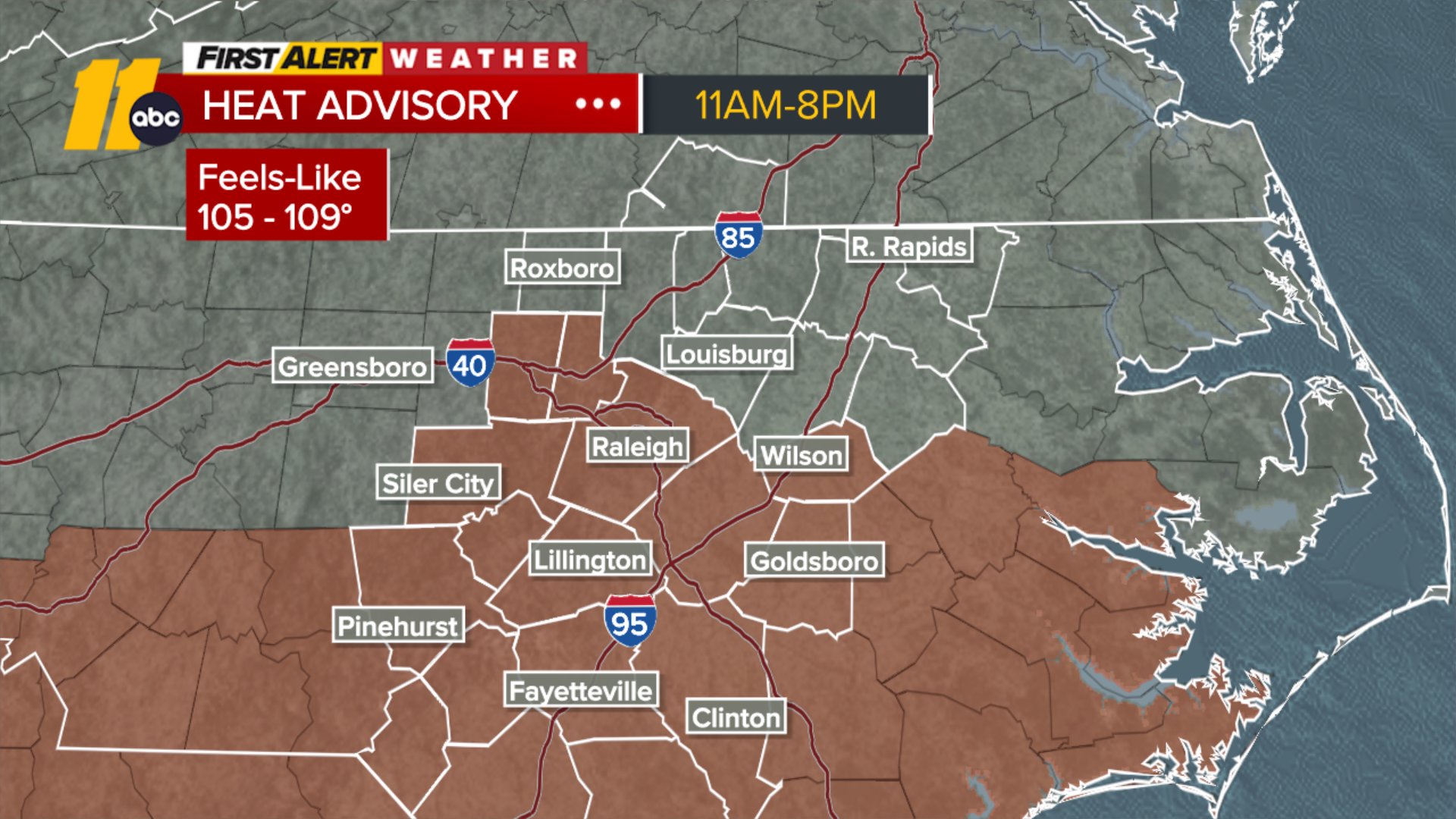 NC weather | Rain chances continue after weekend storms in central NC; heat and humidity to ease ...