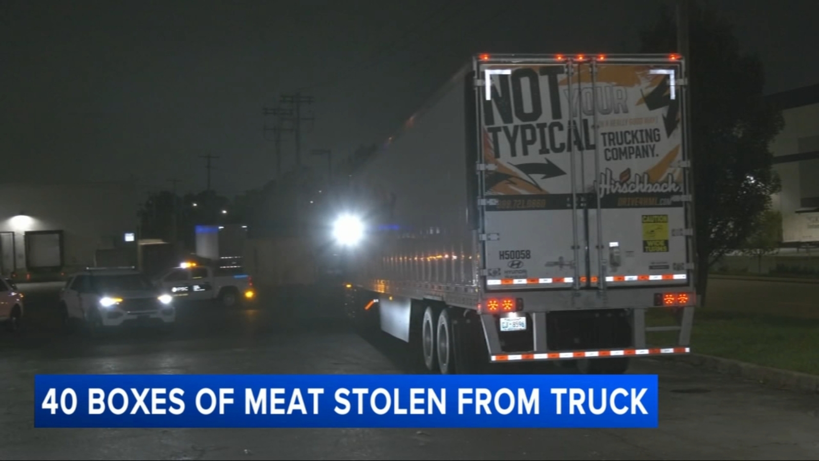 Thousands of dollars worth of meat stolen from tractor trailer in ...