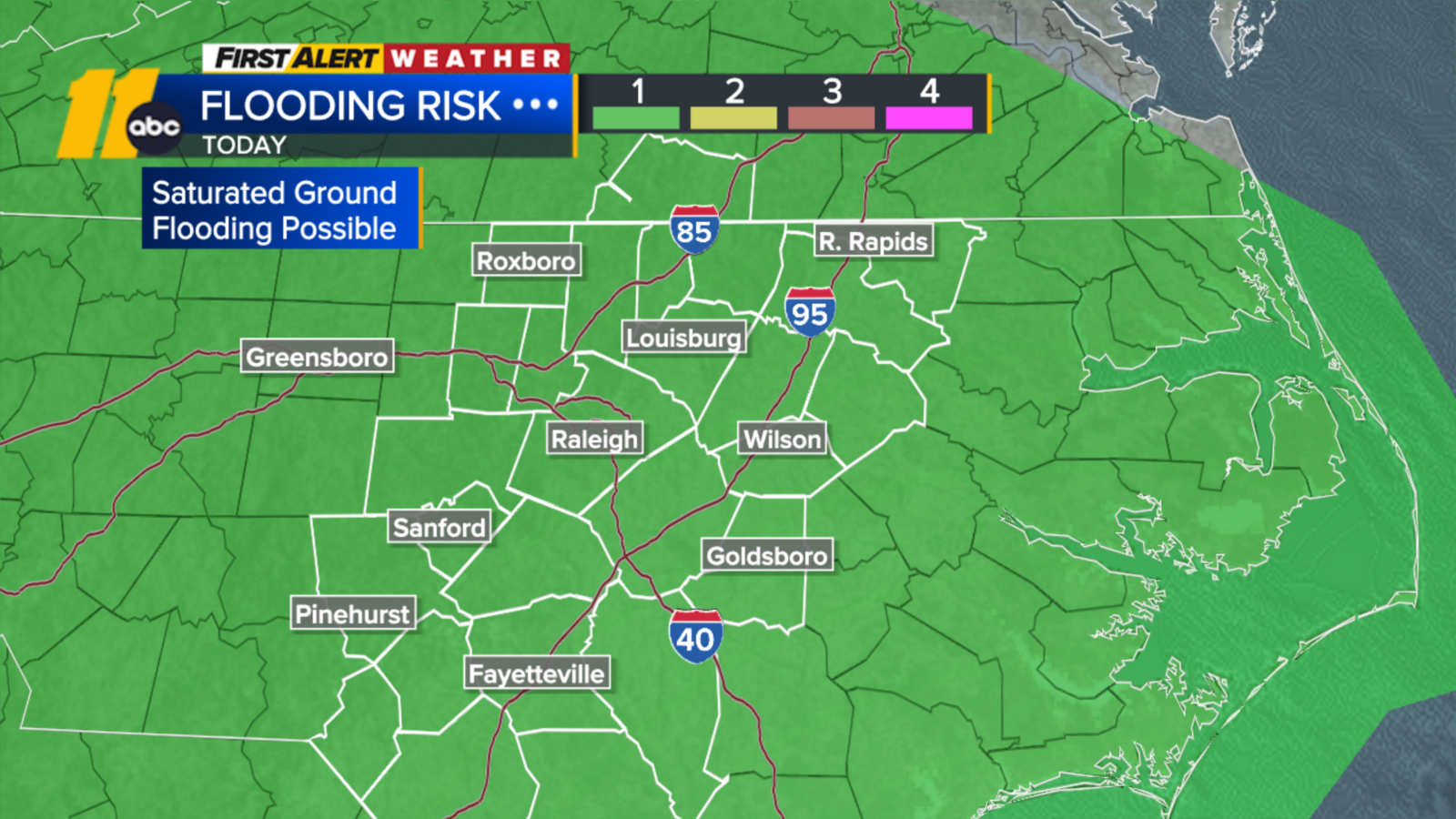 NC weather | Rain chances continue after weekend storms in central NC; heat and humidity to ease ...
