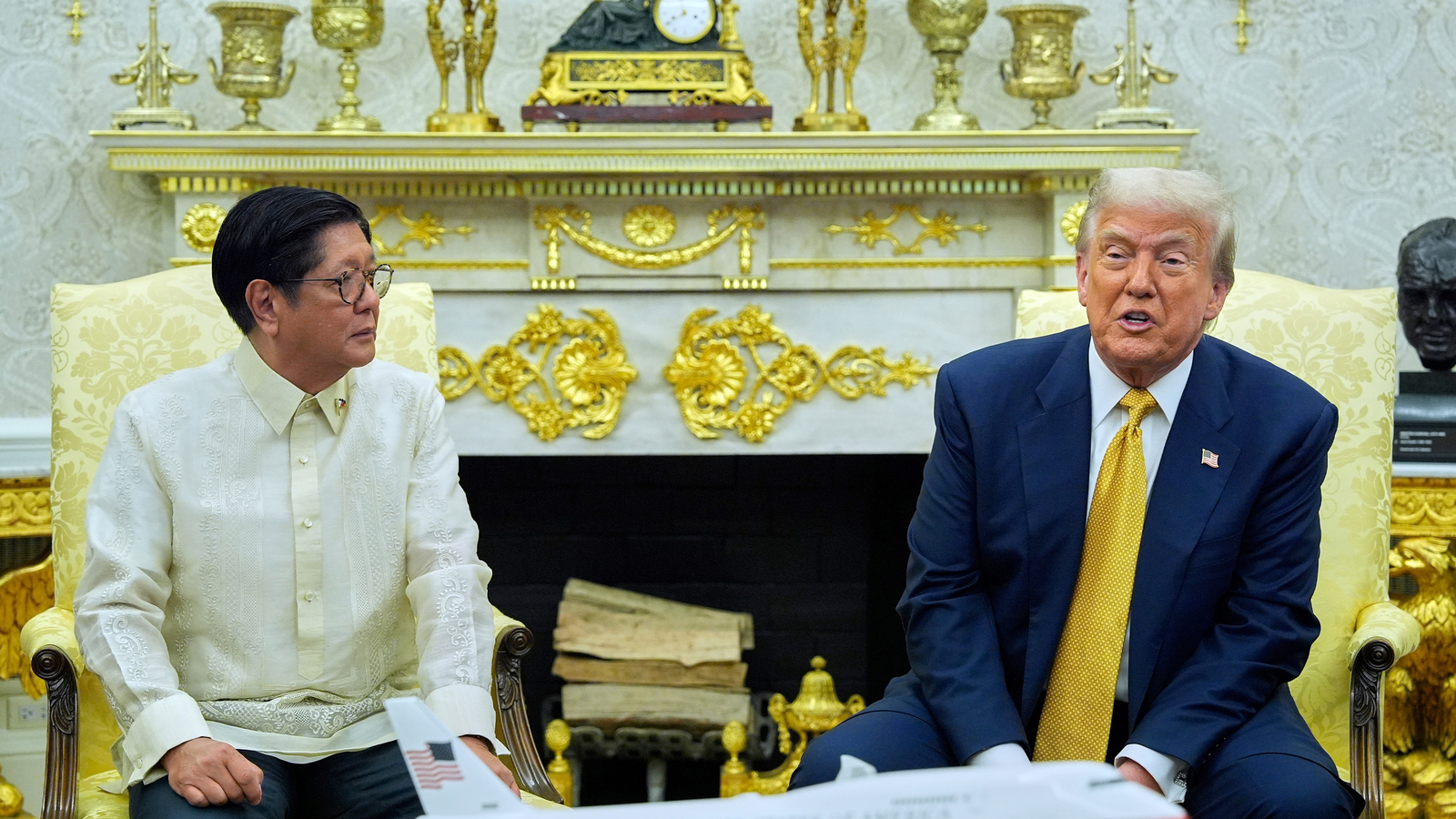 Trump welcomes Philippine leader Marcos at White House and says he thinks there will be a trade ...