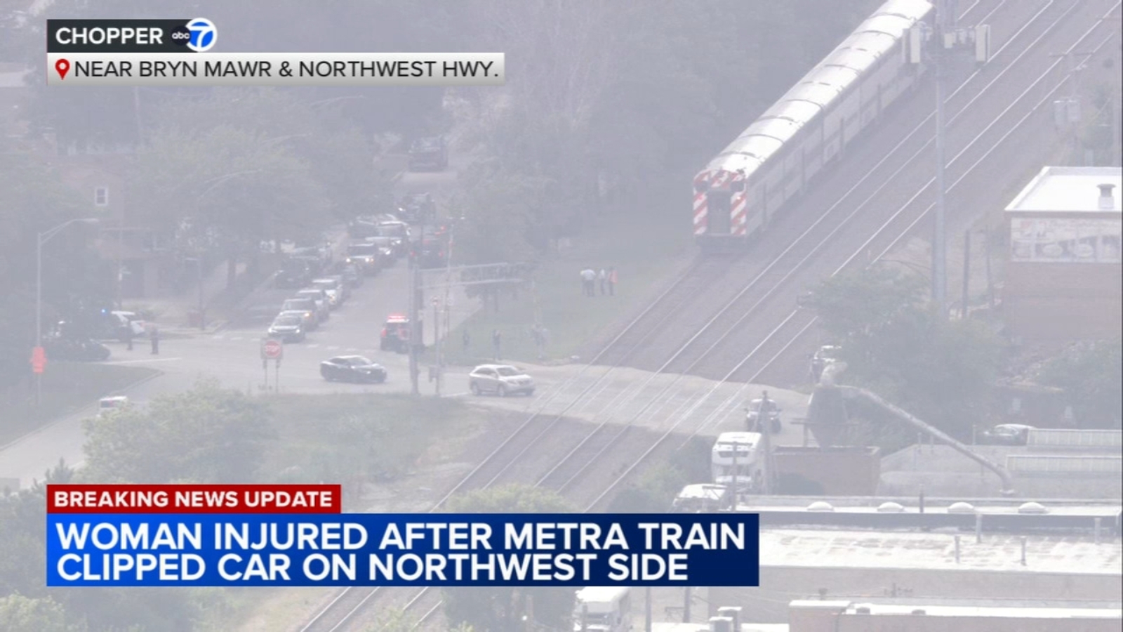 Metra UP-NW train hits vehicle on Northwest Side near Gladstone Park ...
