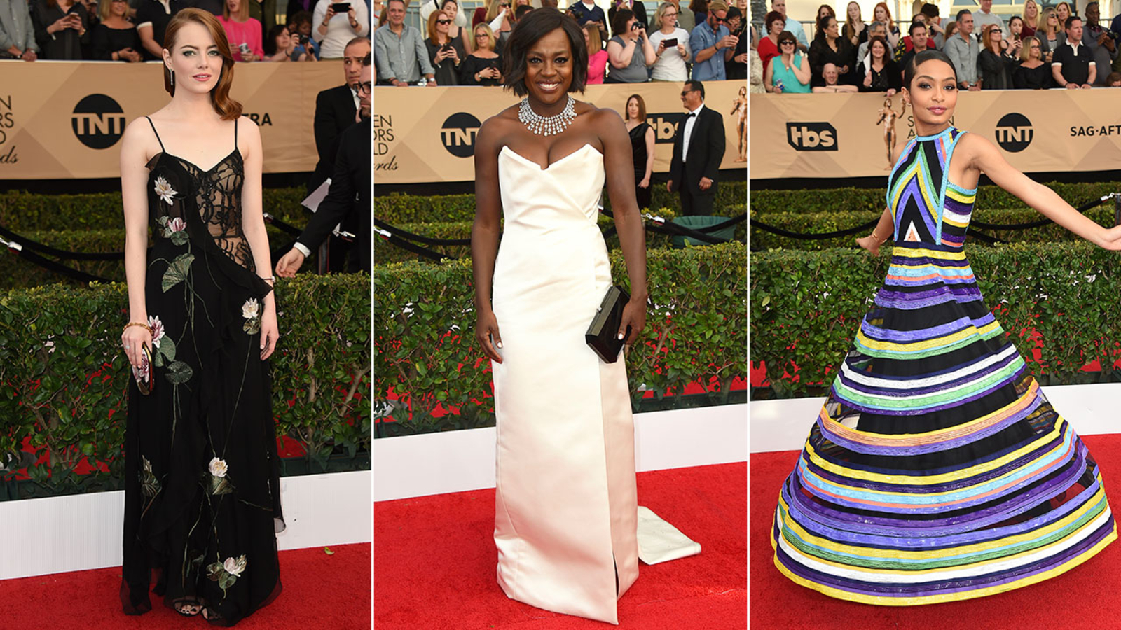 PHOTOS: Red carpet fashion at the Screen Actors Guild Awards - ABC7 New ...