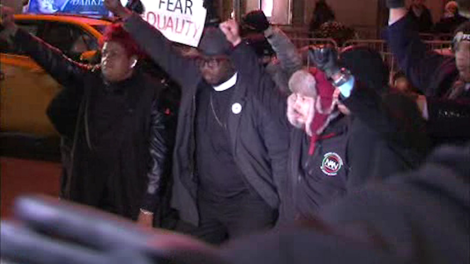 Protest held outside Trump Tower after SCOTUS pick by President Trump ...
