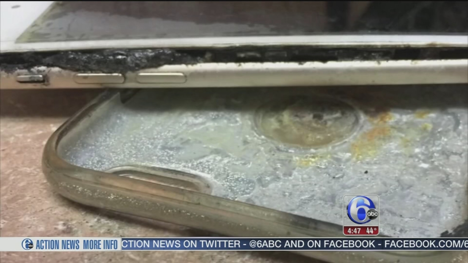 Florida woman says iPhone exploded while she slept - 6abc Philadelphia