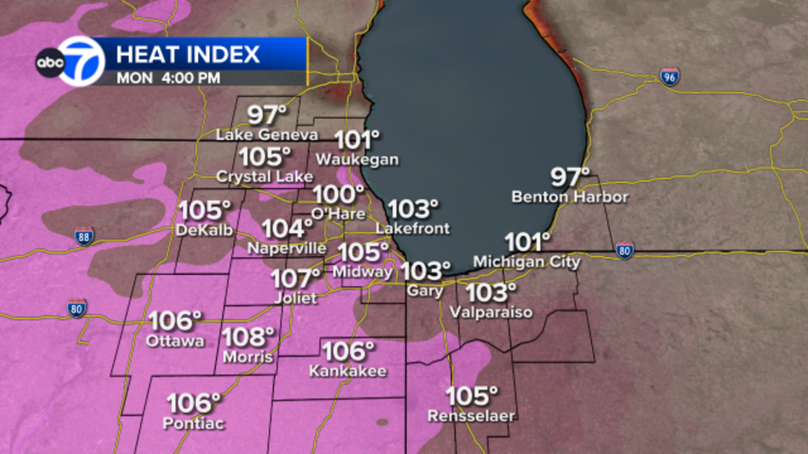 Chicago weather tomorrow: Heat Advisory issued for Monday; heat index ...