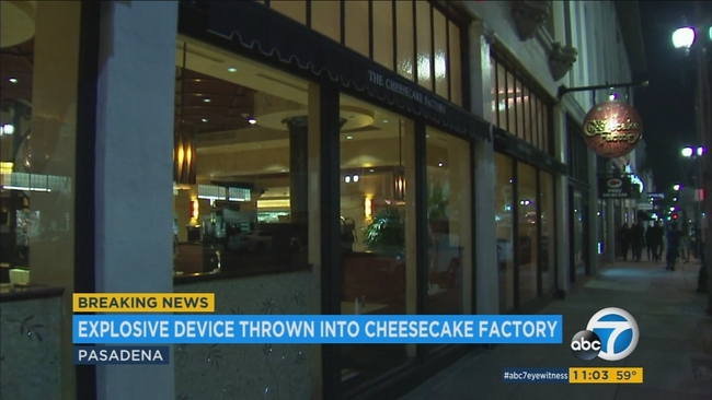 Crash sends car into front window of Cheesecake Factory in Pasadena ...