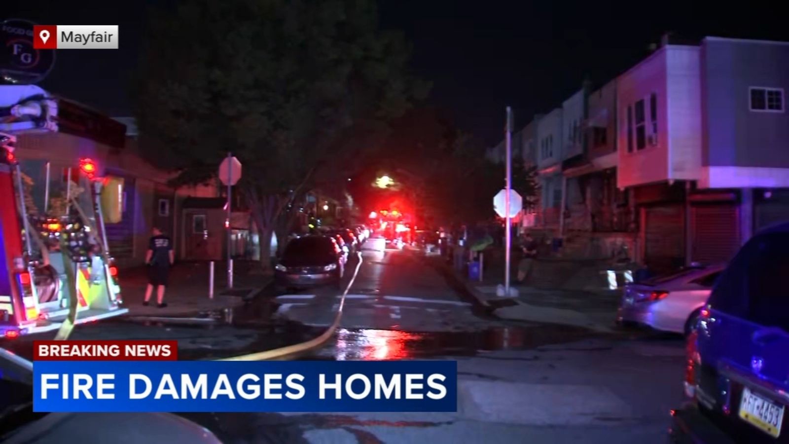 Fire damages homes on Barnett Street in Philadelphia's Mayfair section ...