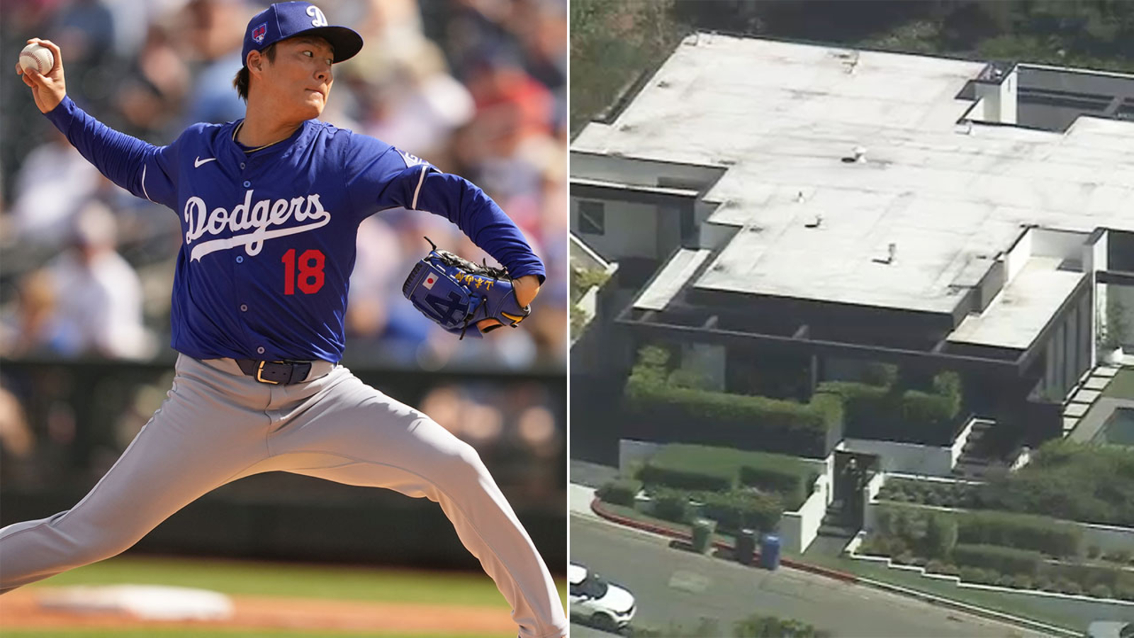 Dodgers pitcher Yoshinobu Yamamoto's Hollywood Hills home targeted in ...