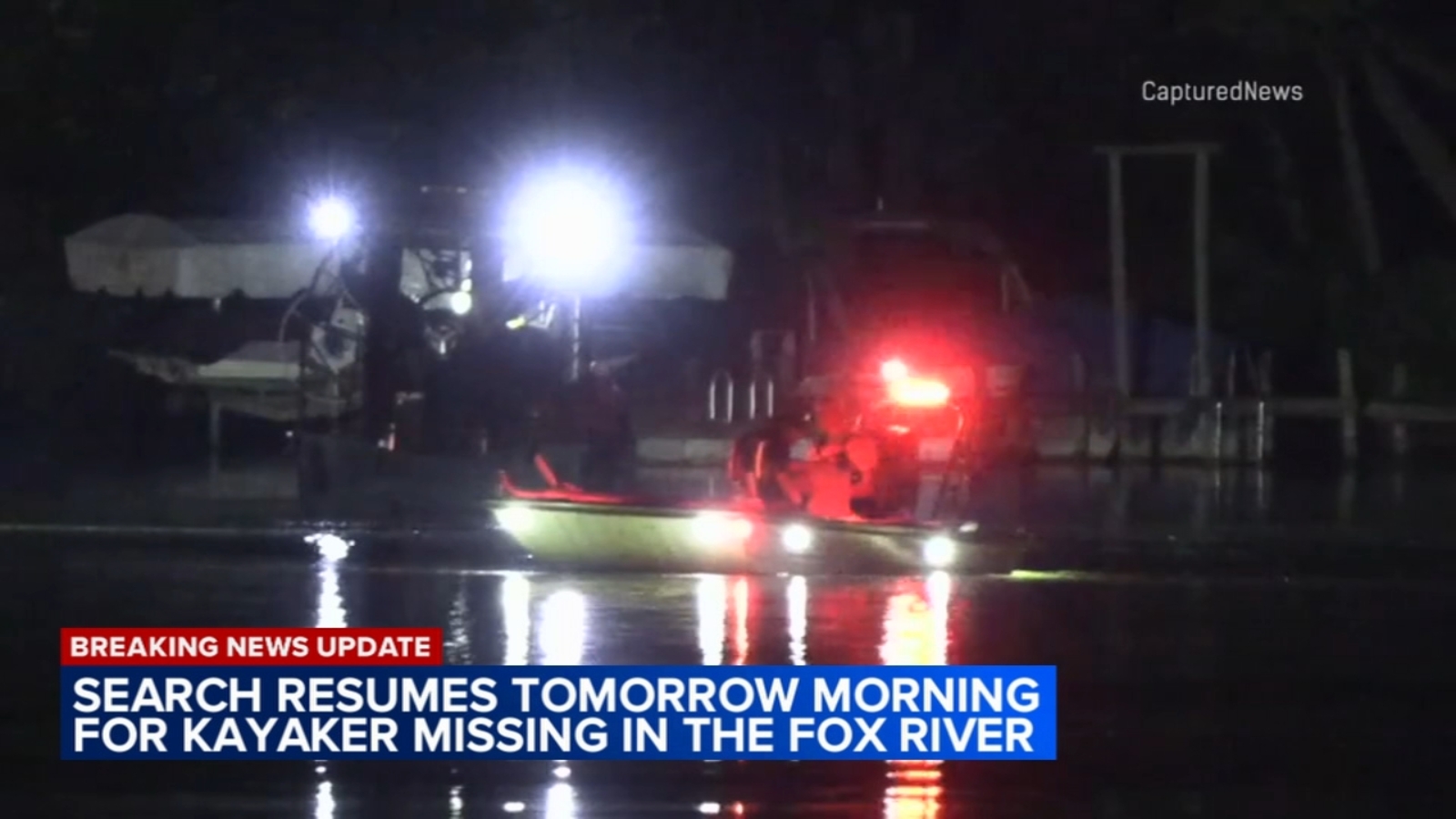 Crews to resume search in Fox River water for missing kayaker at Ferson ...