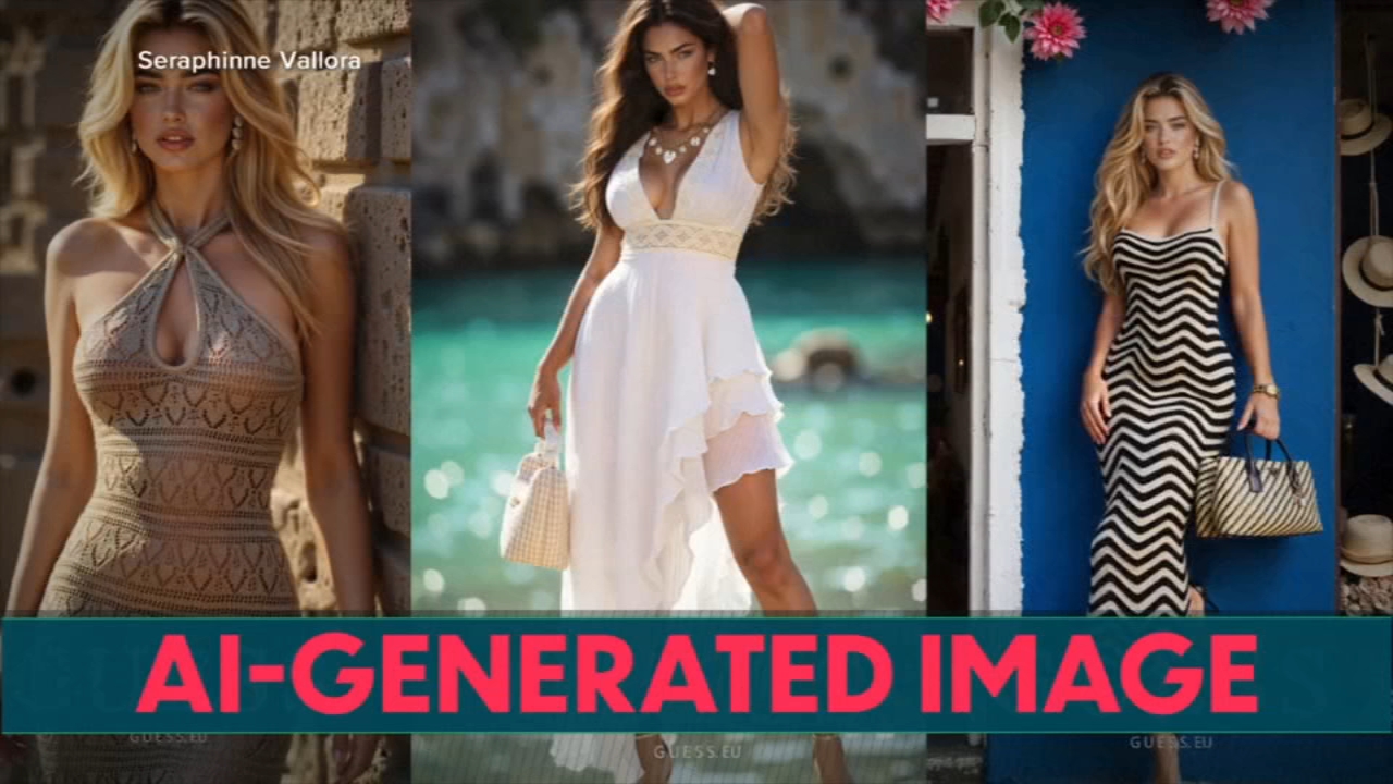 Controversy stirs over AI generated 'models' in new Guess ads appearing ...