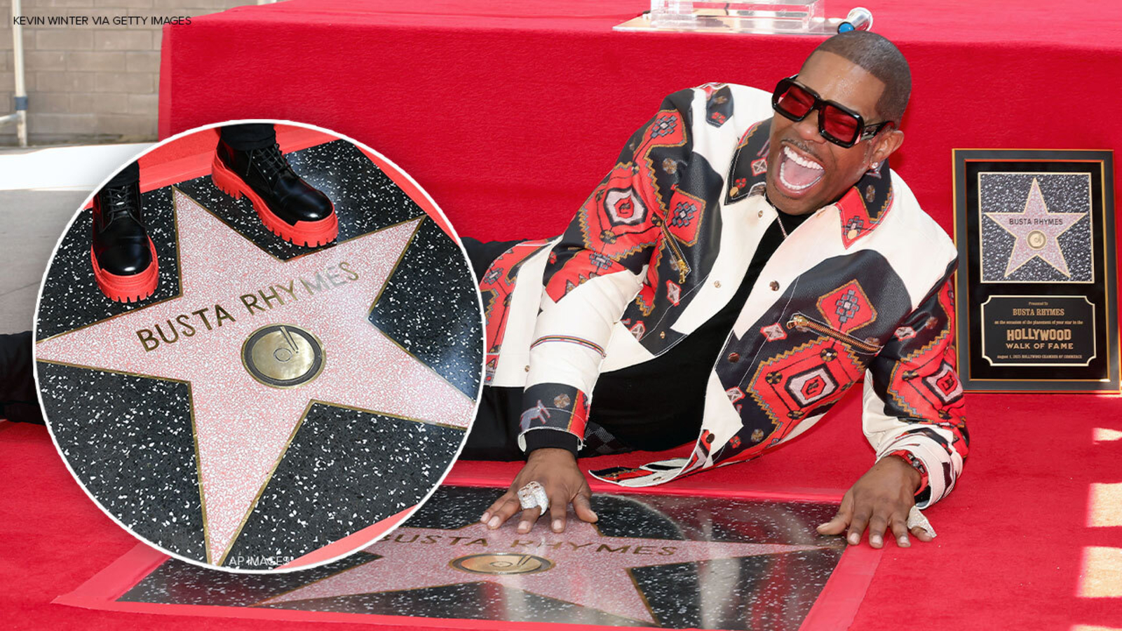 Hip-hop legend Busta Rhymes honored with star on Hollywood Walk of Fame ...