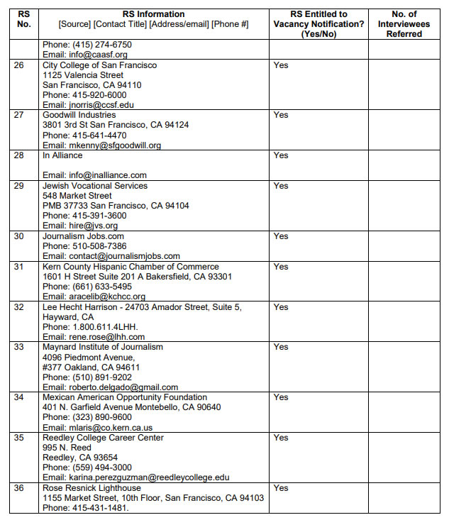 KGO-TV/ABC7 News Equal Employment Opportunity Report - ABC7 San Francisco