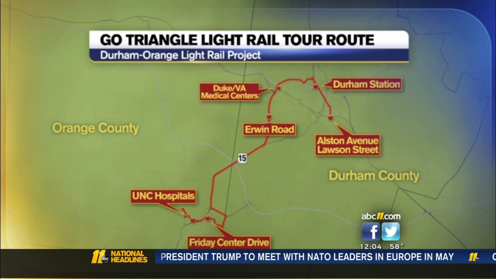 Congressmen look at future of light rail in Triangle - ABC11 Raleigh-Durham