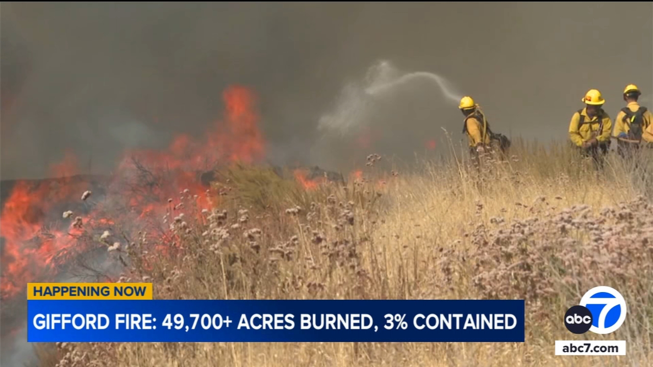 Los Padres National Forest Gifford Fire: Highway 166 Closure Status ...