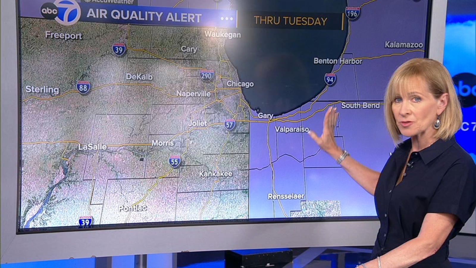 Chicago-area weather forecast: Northwest Indiana under air quality alert Tuesday due to Canada ...