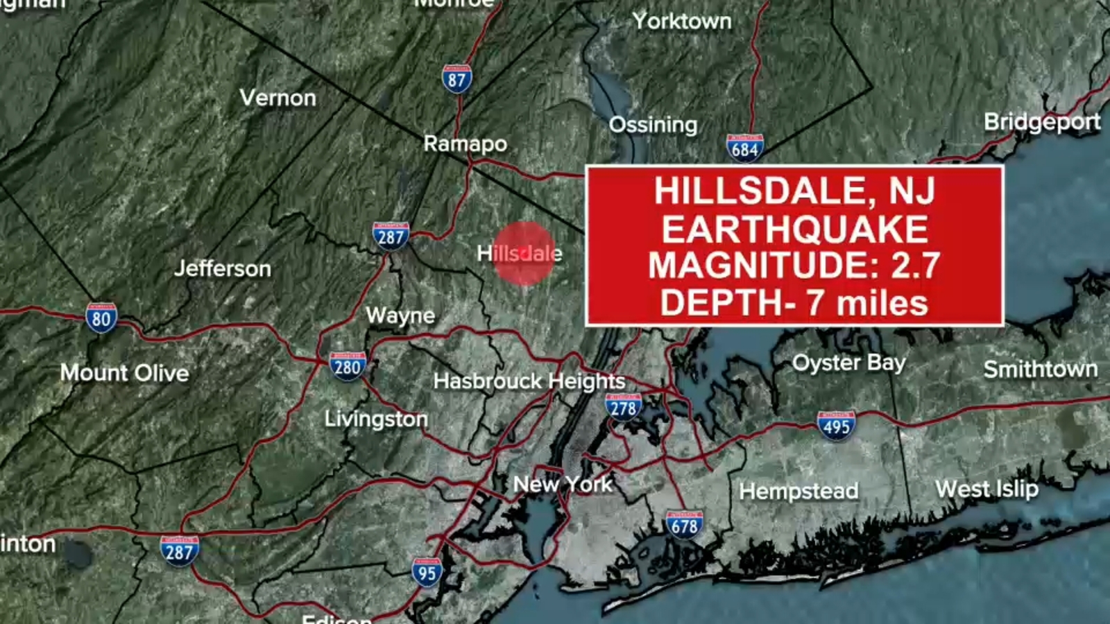Another small earthquake in New Jersey rattles NYC, parts of the Tri ...