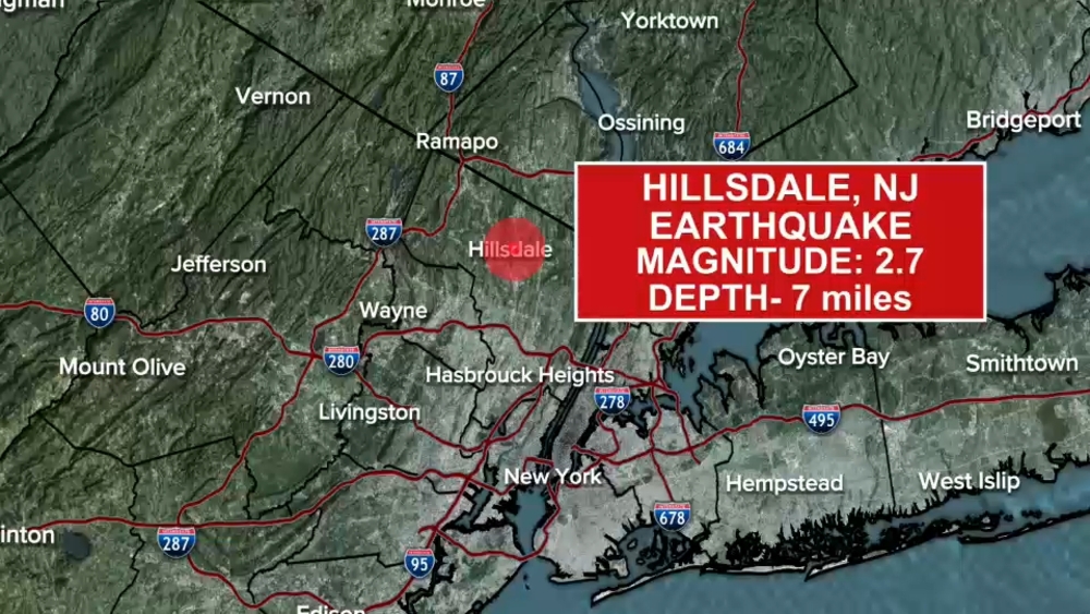 Earthquake today NJ: Earthquake in Hasbrouck Heights, New Jersey jolts ...