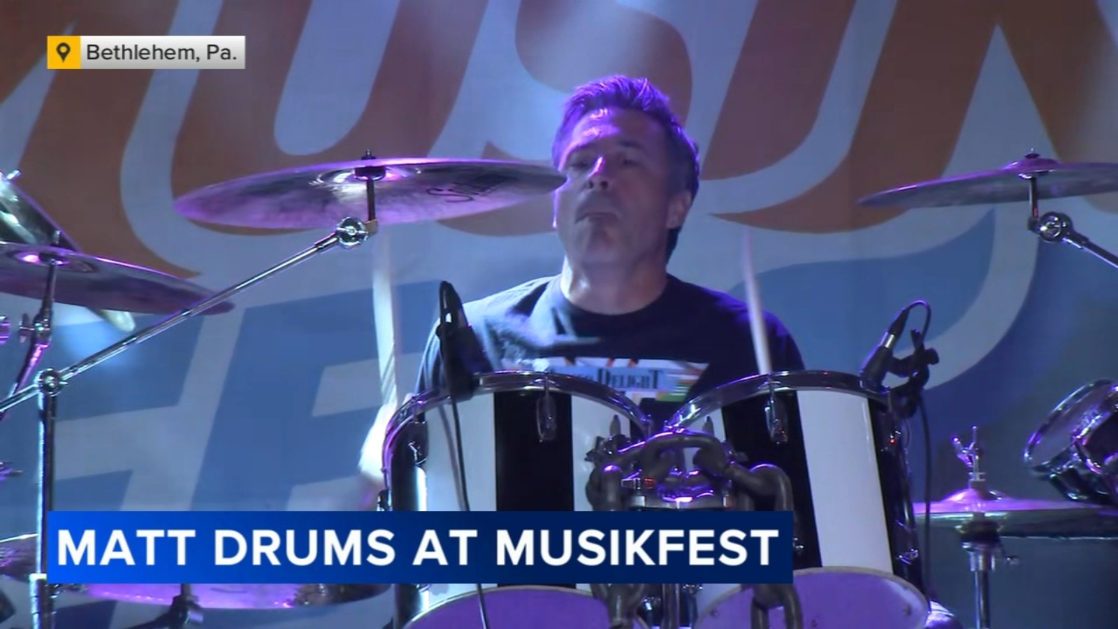 Action News Mornings anchor Matt O'Donnell rocks out at Musikfest ...