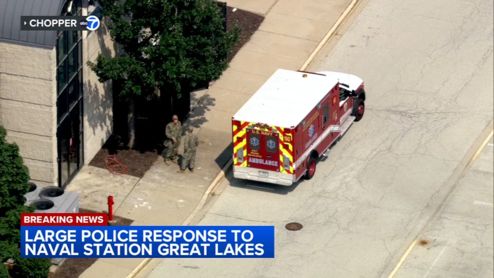 Large police response at Naval Station Great Lakes in North Chicago ...