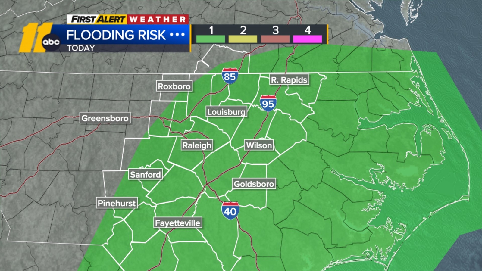 Weather NC | Heavy showers and storms bring flash flooding to areas in ...