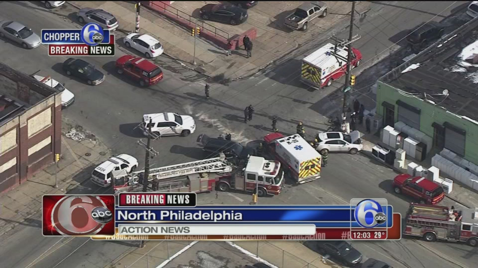 4 hurt in North Philadelphia crash - 6abc Philadelphia