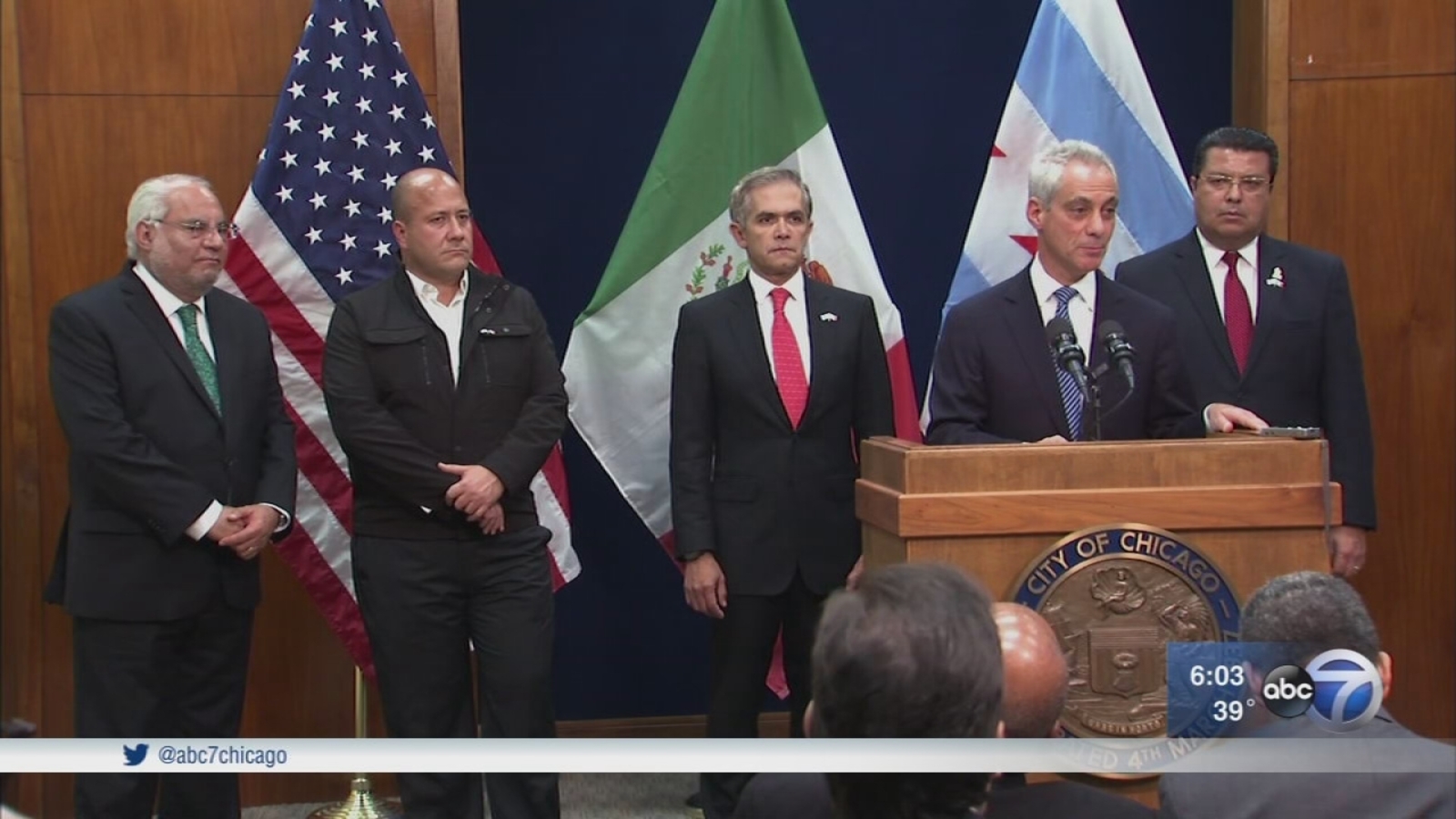 Mexican mayors meet with Emanuel - ABC7 Chicago