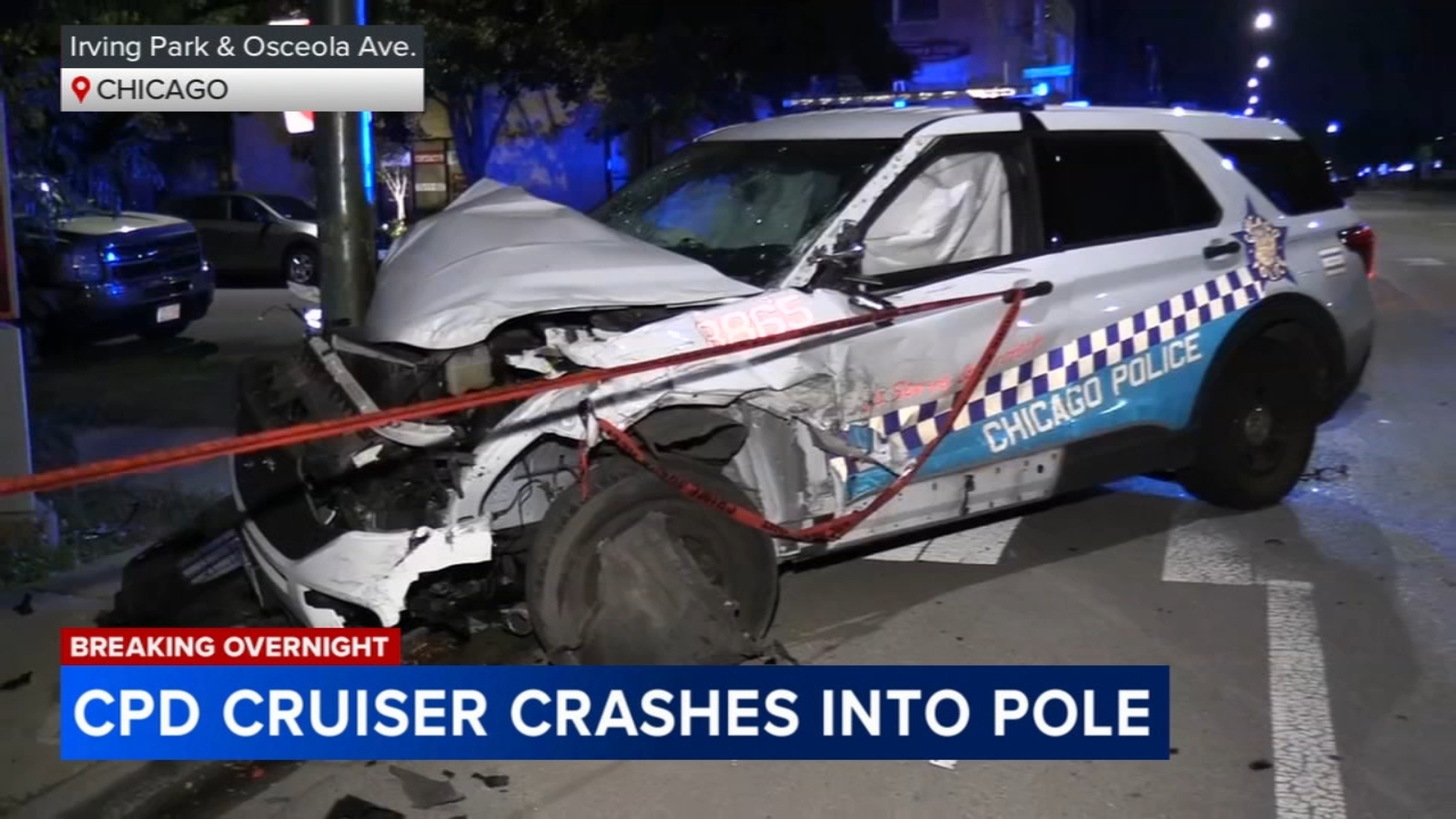 Video shows aftermath of CPD cruiser crash in Belmont Heights near ...