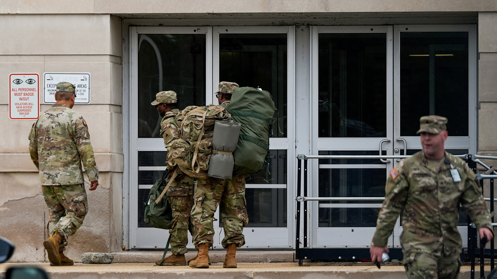 Trump's Washington, DC, takeover begins as National Guard troops arrive ...