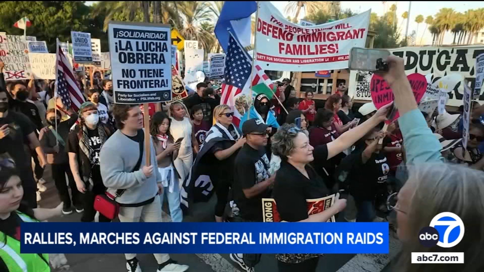 Immigrant rights advocates lead day of rallies, marches, and boycotts ...