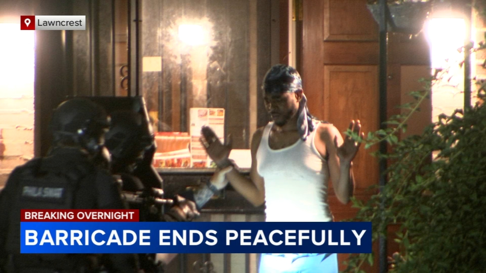 Barricade situation ends peacefully after standoff in Philadelphia's ...