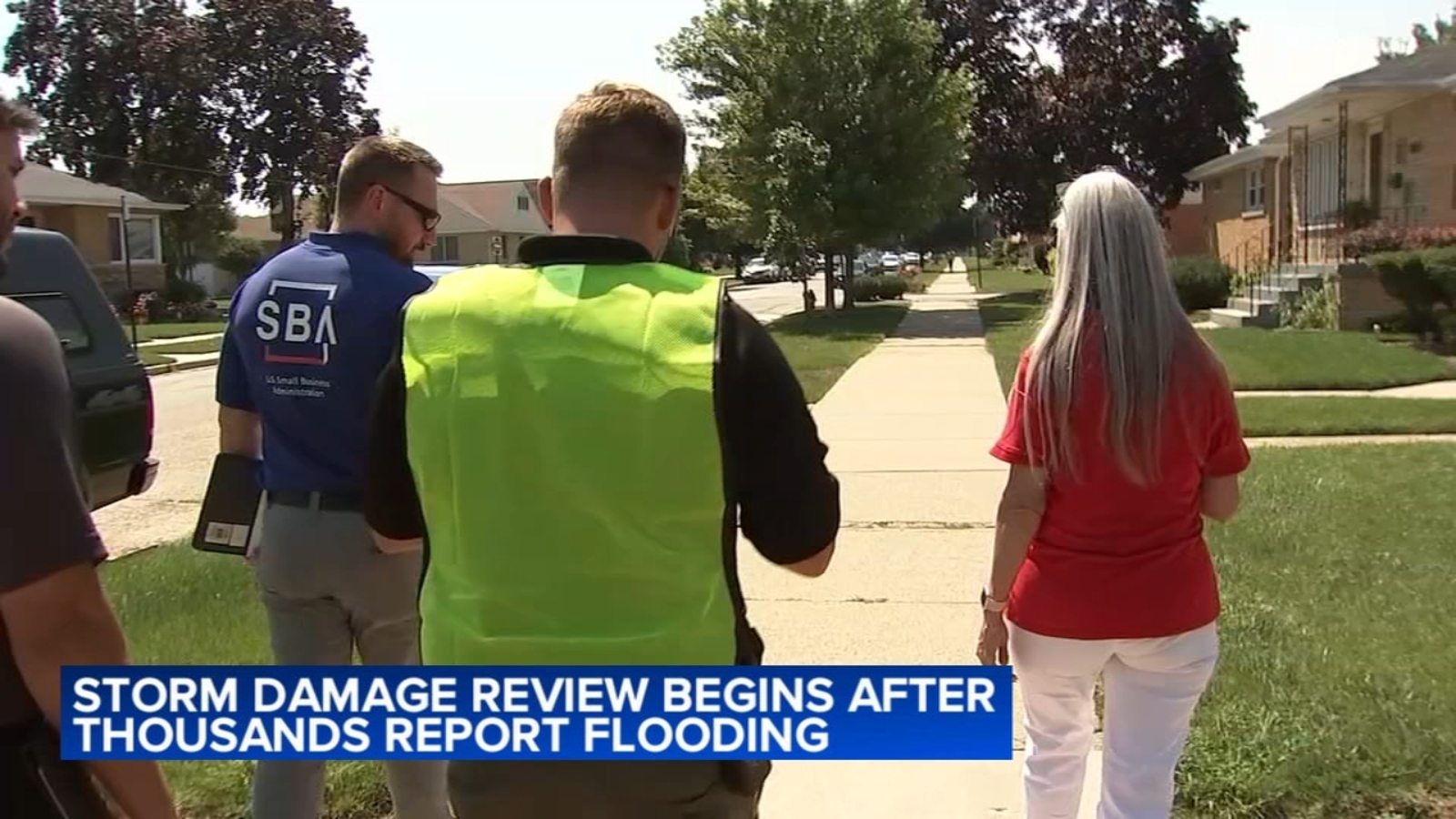 FEMA, Chicago, Illinois, Cook County emergency services assessing flood ...