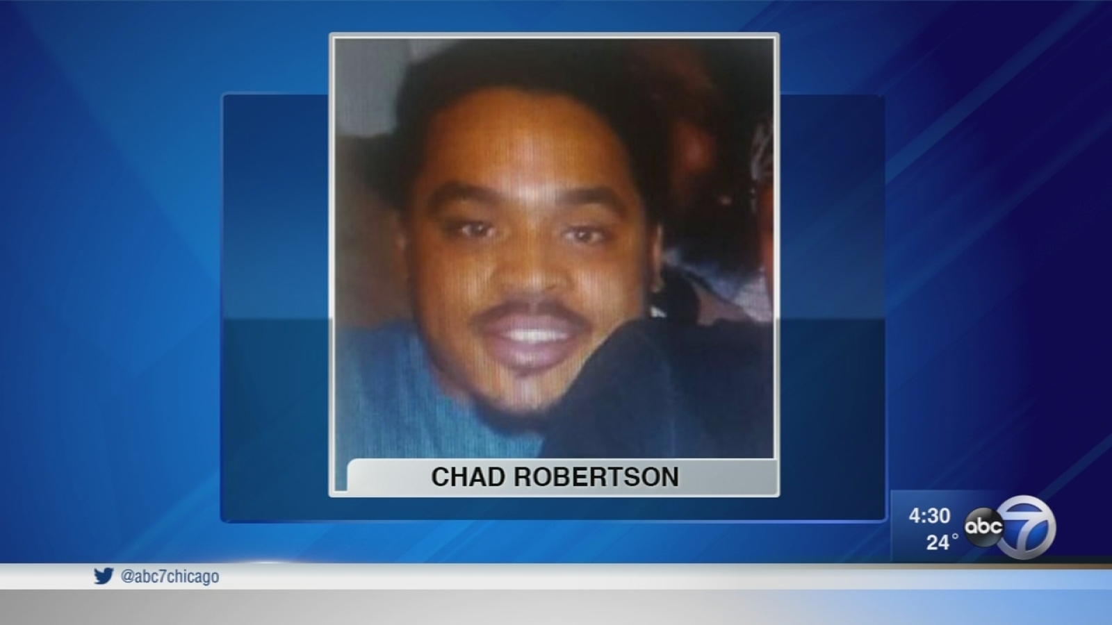 Chad Robertson, 25, who was shot by Amtrak police outside Union Station ...